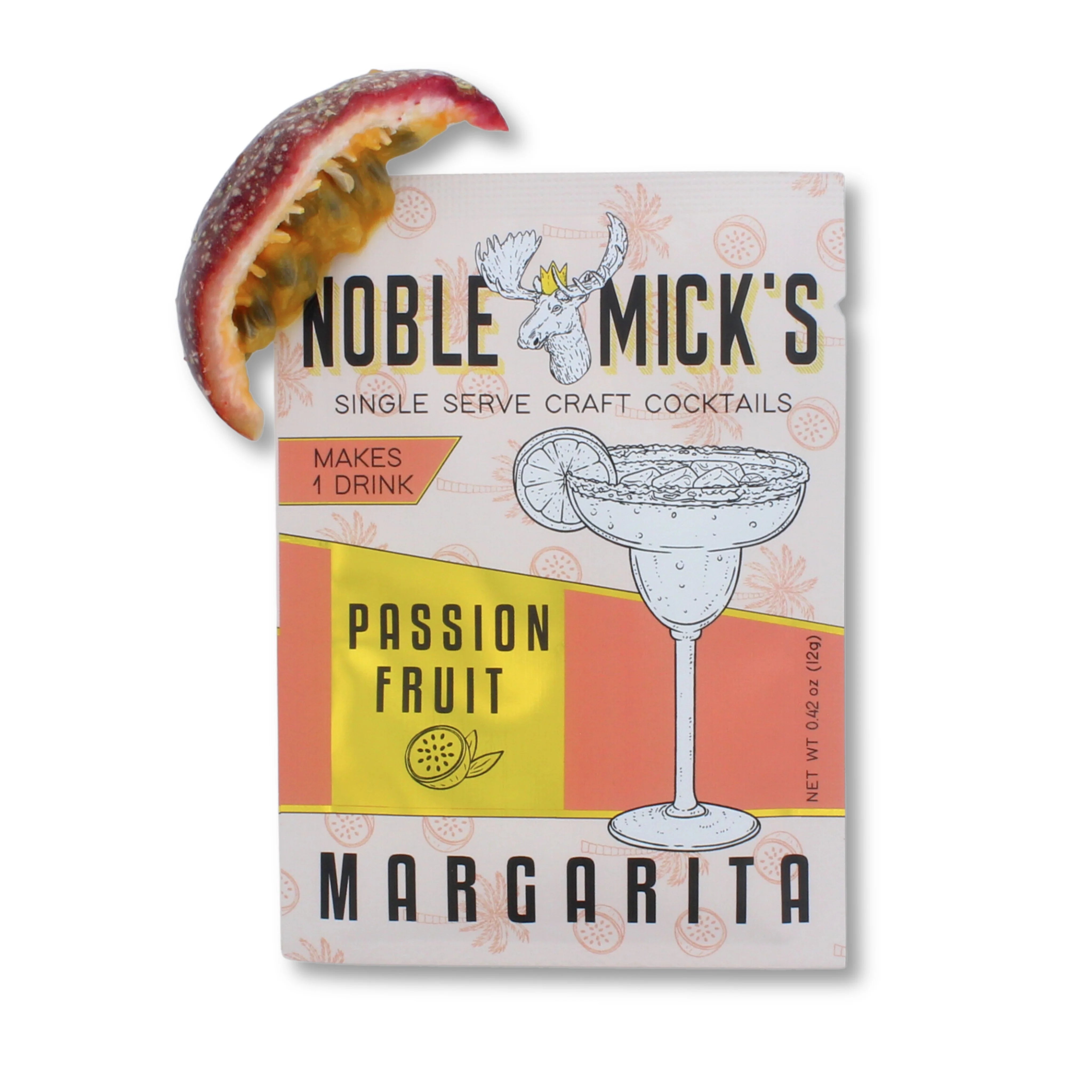 Noble Mick's "Passion Fruit" Margarita Single Serve Cocktail Mix ...